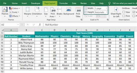 excel spreadsheet screen components how to use and format
