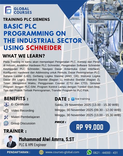 Training Plc Schneider Basic Plc Programming On The Industrial Sector Using Schneider