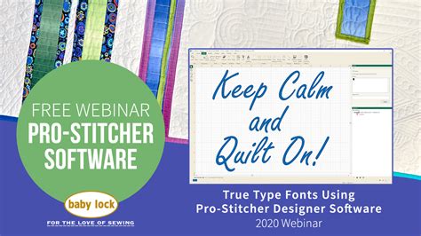 Truetype Fonts Using Pro Stitcher Designer Software