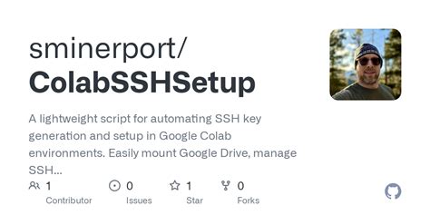 GitHub Sminerport ColabSSHSetup A Lightweight Script For Automating SSH Key Generation And