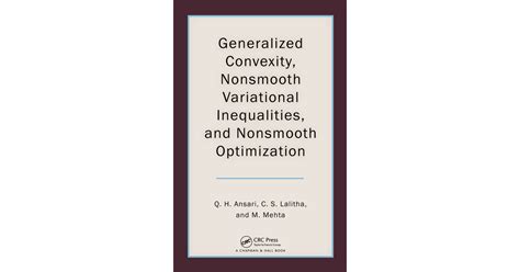 Acronyms Generalized Convexity Nonsmooth Variational Inequalities