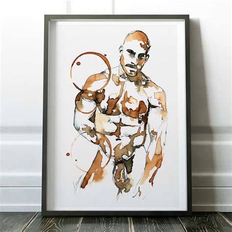 Coffee Stained Nude Art Print By Brenden Sanborn The Art Of Brenden