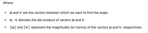 How To Compute The Angle Between Vectors Using Python