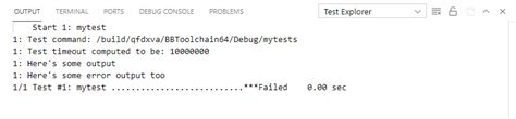 Test Output Seems To Be Lost Issue Microsoft Vscode Test Adapter Converter GitHub