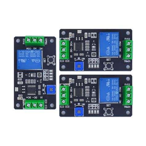 Dc 5v 12v 24v Relay Module Timer Delay Self Locking Trigger Relay Board Delay On Off Time Switch