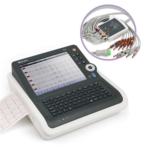 Point Of Care 12 Lead Ecg Ekg Machine Based On A Tablet With Auto
