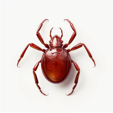 Realistic D Rendered Illustration Of A Red Bug On Transparent Background Stock Illustration