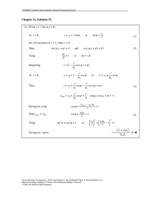Soln 11033 Download Free Pdf Equations Mathematical Analysis