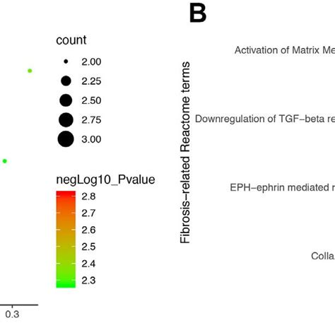 reactome pathway analysis results the inflammation related gene