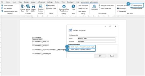 How To Build And Format An Address Block With DocumentsCorePack Template Designer