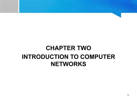 Introduction to computer networking chapter 2 | PPTX