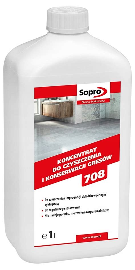 SOPRO FPR 708 1L - Koncentrat do czyszczenia gresu (708/1) • Cena ...