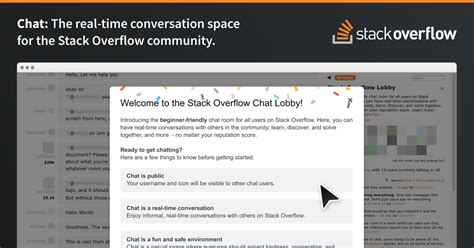 Renewing Chat On Stack Overflow Stack Overflow