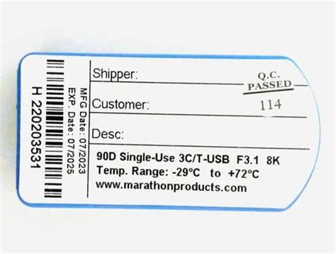 Marathon 3C Temp USB Single Use Temperature Data logger at Rs 1800 डजटल डट लगर in
