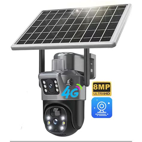 Eseecloud 4k 8mp Wifi Solar Outdoor 4g Sim Card Wireless Cameras