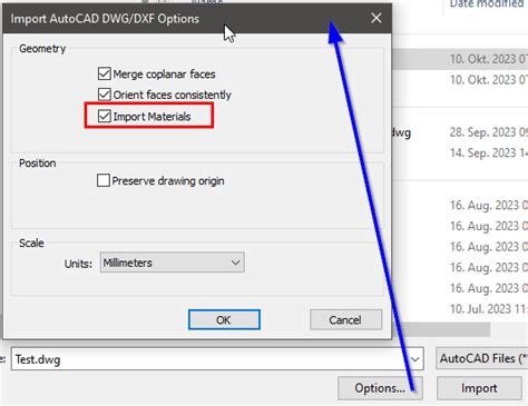assign material to entity existing in a component instance imported