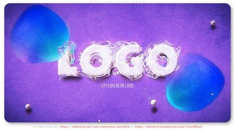 Stylish Blob Logo Logo Stings Ft Sports And Bubble Logo Envato