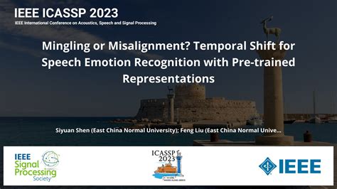 Mingling Or Misalignment Temporal Shift For Speech Emotion Recognition With Pre Trained