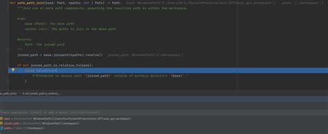 Safepathjoin Does Not Properly Join Paths · Issue 2278 · Significant Gravitasautogpt · Github