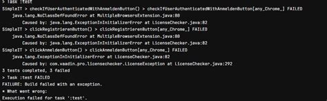 licensechecker fails with springboot and gradle for ci cd in gitlab