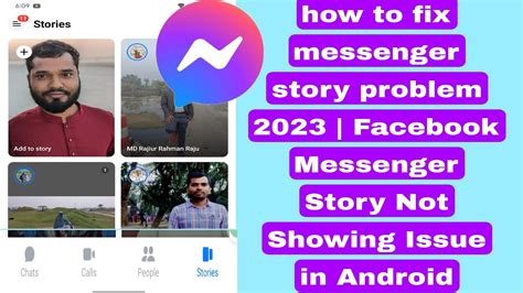 How To Fix Messenger Story Problem 2023 Facebook Messenger Story Not