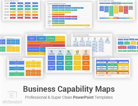Business Capability Maps Powerpoint Template Diagrams Slidesalad