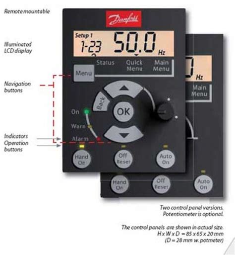 Display Para Variador De Velocidad Danfoss