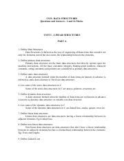 Cs Data Structures Questions And Answers Pdf CS DATA STRUCTURES Questions And