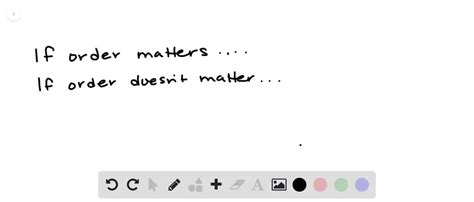 solved an arrangement of objects in which order is important is called