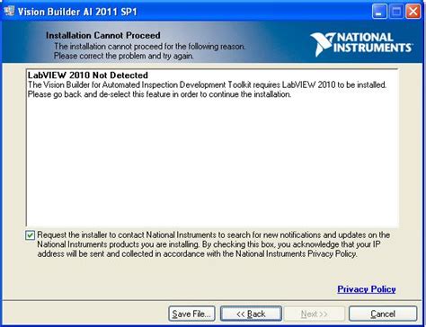 Labview 2010 Not Detected Shown When I Install Vbai Development