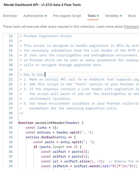 Pagination In Postman The Meraki Community