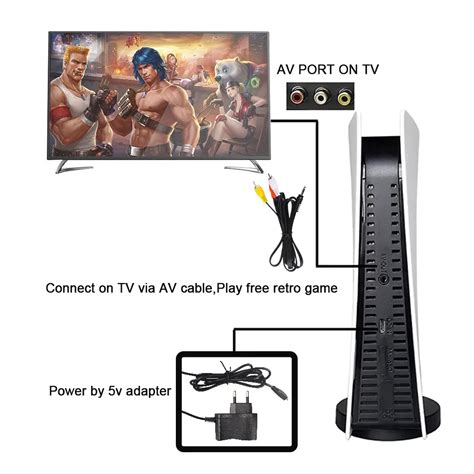 p5 video game console with 300 classic game 8 bit tv consola retro