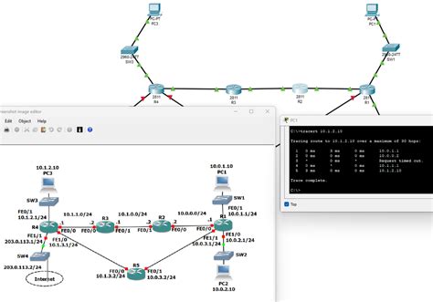 Packet Tracer Static Route And Tracert Cisco Community