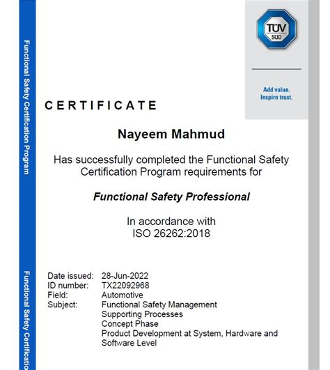 nayeem mahmud on linkedin safety functionalsafety automotive 19
