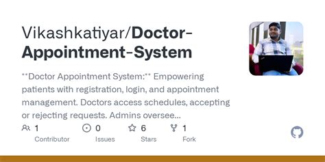 GitHub Vikashkatiyar Doctor Appointment System Doctor Appointment System Empowering