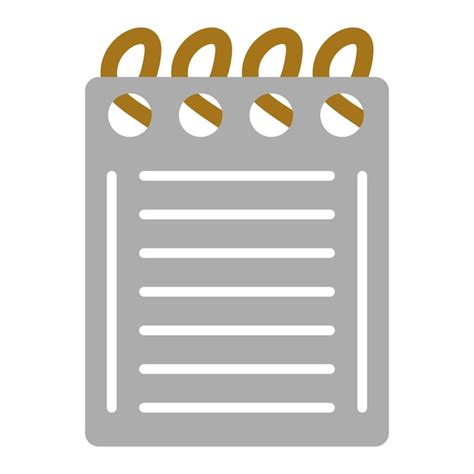 Premium Vector Notebook Icon Style
