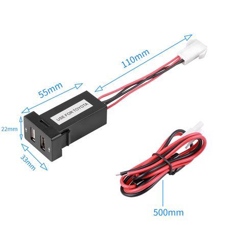 Dual Usb Ports Car Charger V V To V A Usb Vehicle Car Power Inverter Converter Use For