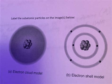 Solved Label The Subatomic Particles On The Images