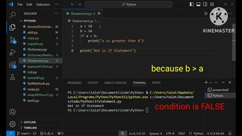 If Statement In Python Conditional Statements In Python Python If