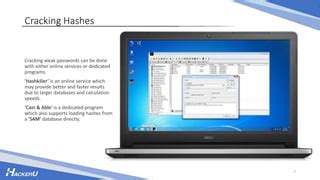 Windows Post Exploitation PPT