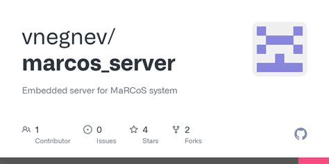 Github Vnegnevmarcosserver Embedded Server For Marcos System