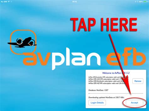 new navdata using the app while it s still downloading avplan efb
