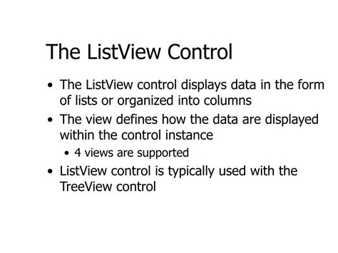 Ppt Common Windows Controls Powerpoint Presentation Free Download