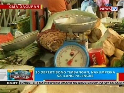 BP: 30 depektibong timbangan, nakumpiska sa ilang palengke - video Dailymotion