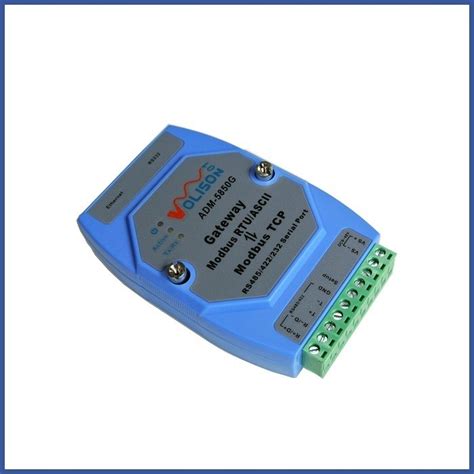 ADM 5850G Industrial Modbus Gateway Server MODBUS RTU ASCII To Modbus TCP Supports PLC Serial