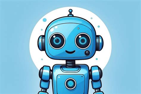 Premium Photo Robot Icon Chatbot Icon Cute Smiling Bot