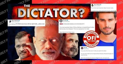 Analyzing Dhruv Rathees Selective Data Use In Casting Doubt On Indias Democracy A