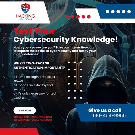 Test Your Cybersecurity Knowledge