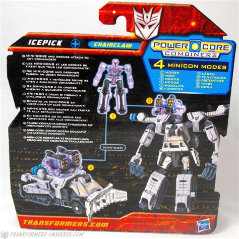 Power Core Combiner Icepick Transformers Universe