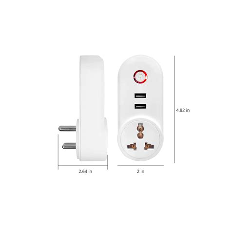 16a Universal Smart Plug 3pin Okasha Smart